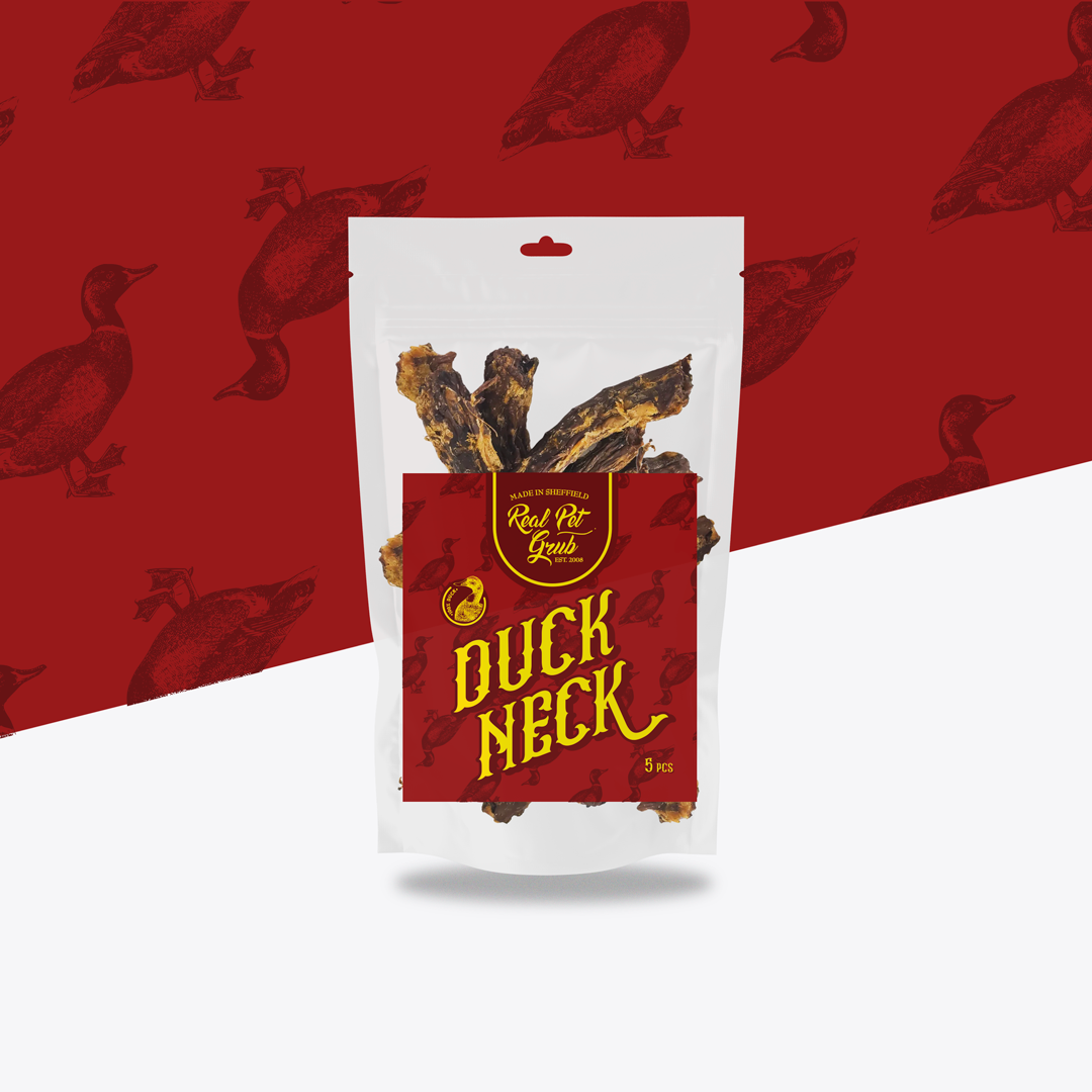 Dried Duck Neck – 5pcs – Real Pet Grub – Sheffield